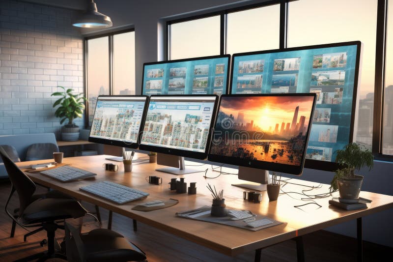 Boost Productivity through Multi-Screen Configurations with Varied Work ...