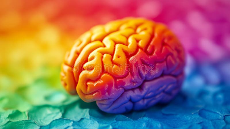 Boost Your Brainpower Colorful Brain Illustration for Enhanced ...