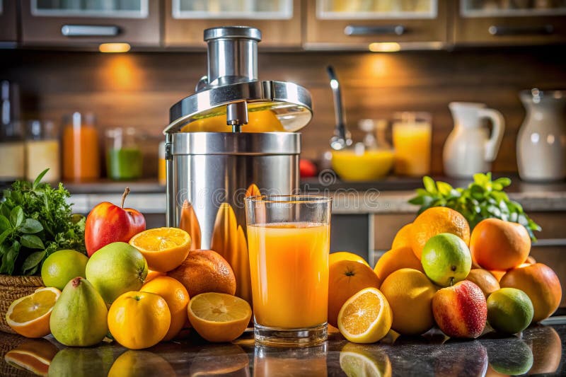 Boost Your Health with a Freshly Squeezed Juice Modern Kitchen Setup ...
