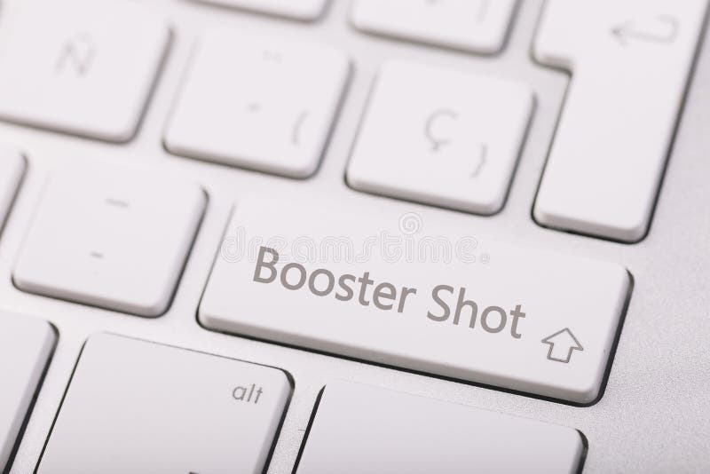 Booster Shot Concept. stock photo. Image of computer - 241004696