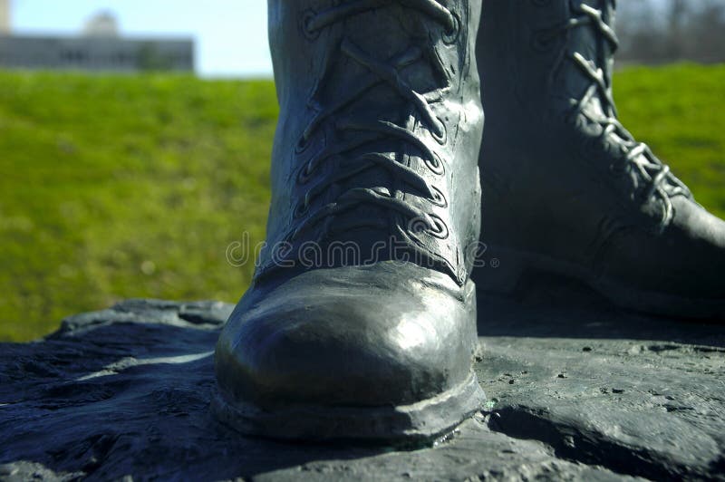 Boot stock image. Image of outdoors, mold, statue, stone - 104955