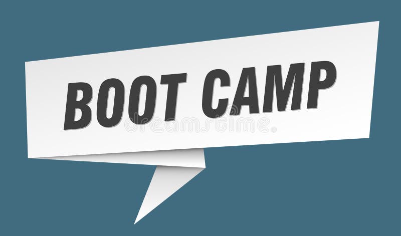 Boot Camp Banner. Boot Camp Speech Bubble, Label, Sticker, Sign ...