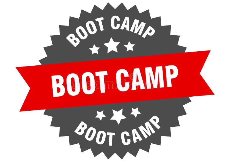 Boot camp stock vector. Illustration of black, vintage - 160547957