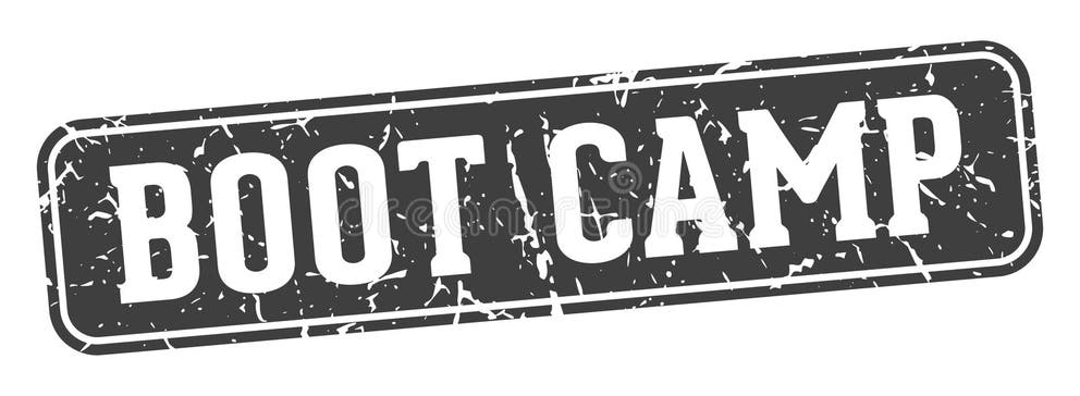 Boot Camp Rectangular Sign. Boot Camp Stamp Stock Vector - Illustration ...