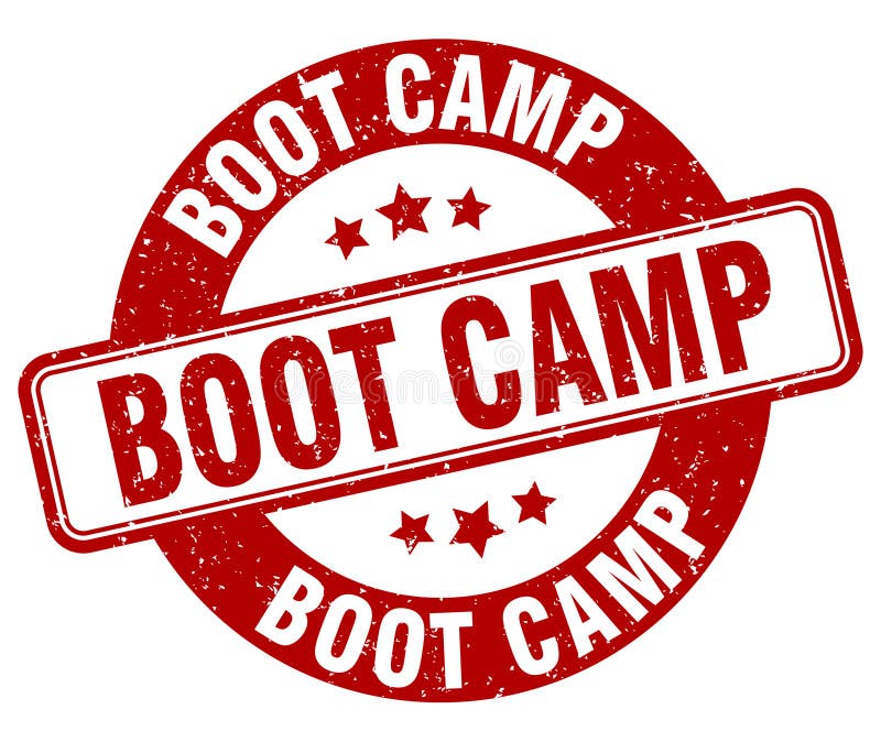 Boot camp stamp stock vector. Illustration of insignia - 136894371