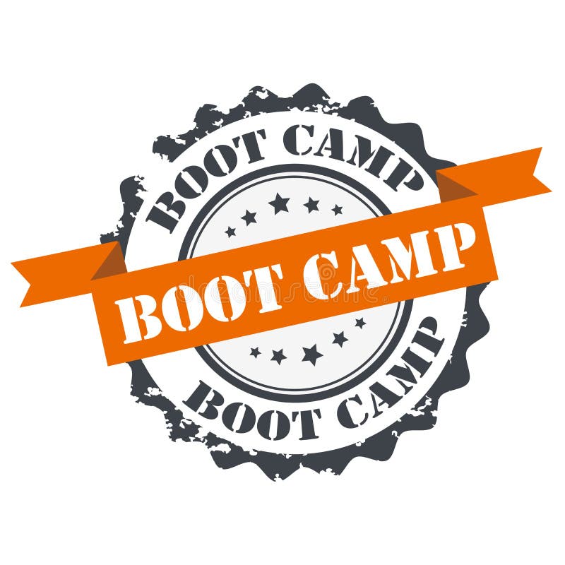 Boot camp stamp.sign.seal stock vector. Illustration of sticker - 114237803