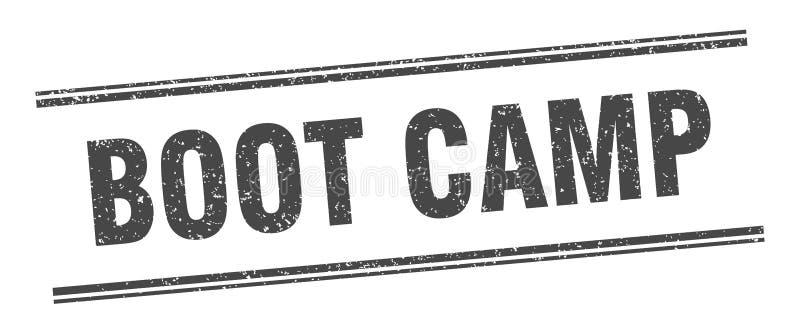 Boot Camp Stamp. Boot Camp Square Grunge Sign Stock Vector ...
