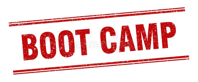 Boot camp stamp stock vector. Illustration of insignia - 136894371