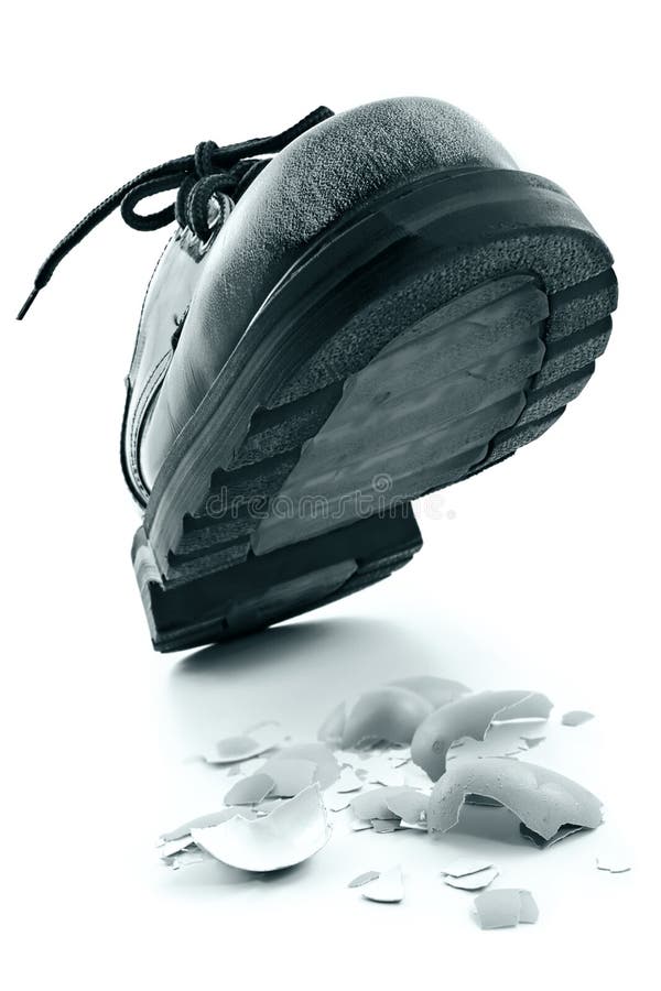 Boot crushing an egg stock image. Image of feet, heels - 1798305