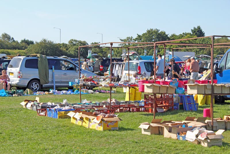 Boot Fair editorial photo. Image of street, stall, playing - 26194346