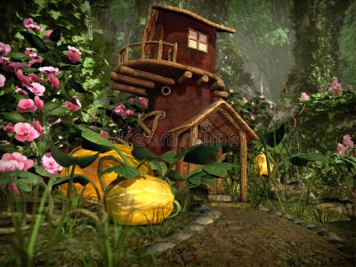 The Boot House, 3d CG stock illustration. Illustration of boot - 43025126