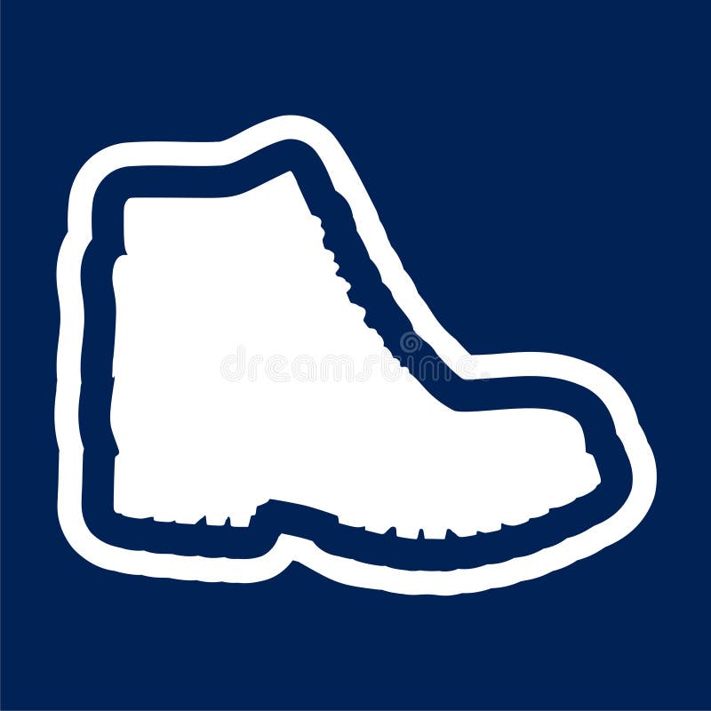 Boot icon - Illustration stock vector. Illustration of leather - 153684618
