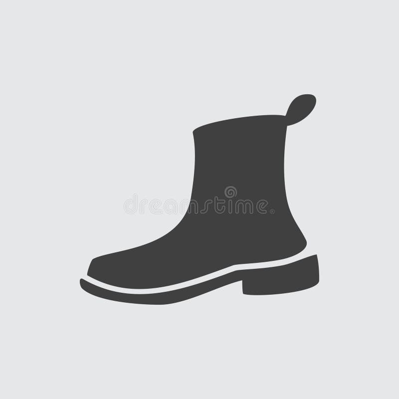 Boot icon illustration stock vector. Illustration of fashion - 78369919