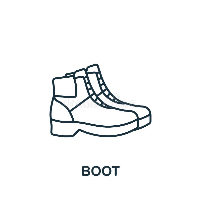 Boot Icon. Monochrome Simple Clothes Icon for Templates, Web Design and ... Boot Icon. Monochrome Simple Clothes Icon for Templates, Web Design and ...