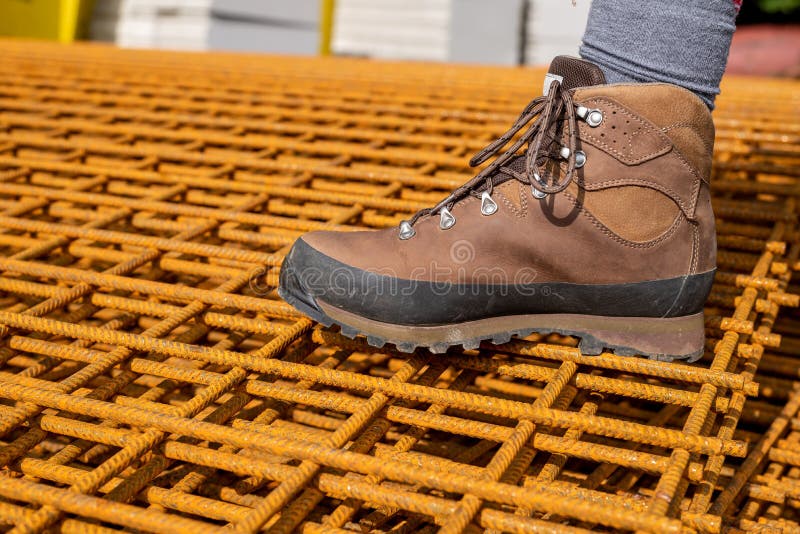 Iron Rod Armature for Construction Stock Image - Image of steel, build ...