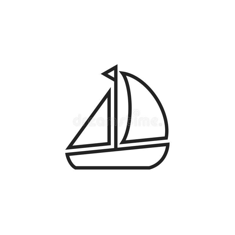 Boot Glyph-Vektor-Ikone, Symbol Oder Logo Vektor Abbildung ...