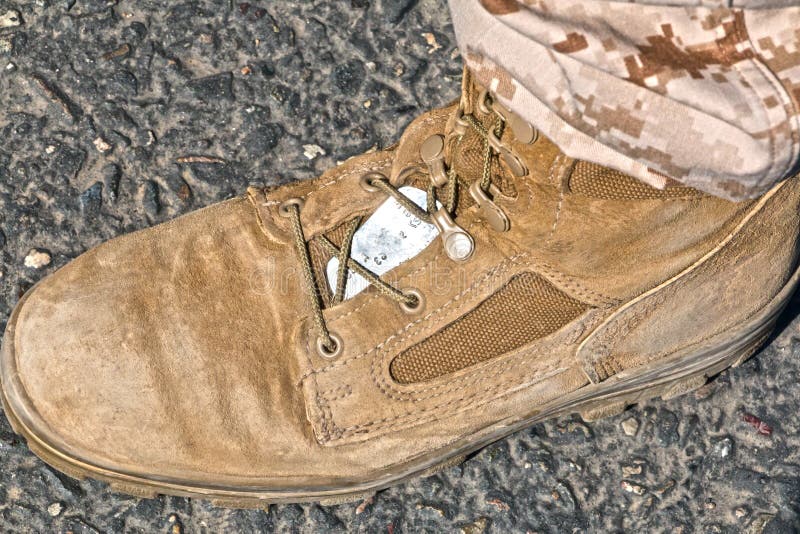 Boot of a Person in the Military Stock Image - Image of boot, pants ...