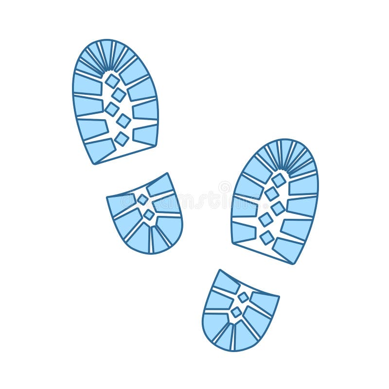 Boot Print Icon stock vector. Illustration of isolated - 211339145