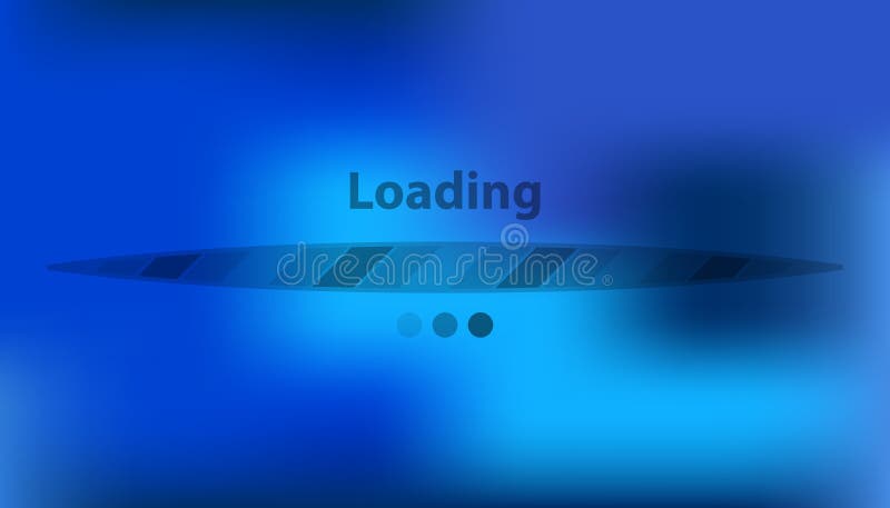 Loading Screen in White and Black Style. Stock Vector - Illustration of ...
