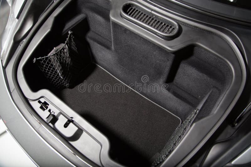 Boot space in sports car stock photo. Image of automotive - 184864262