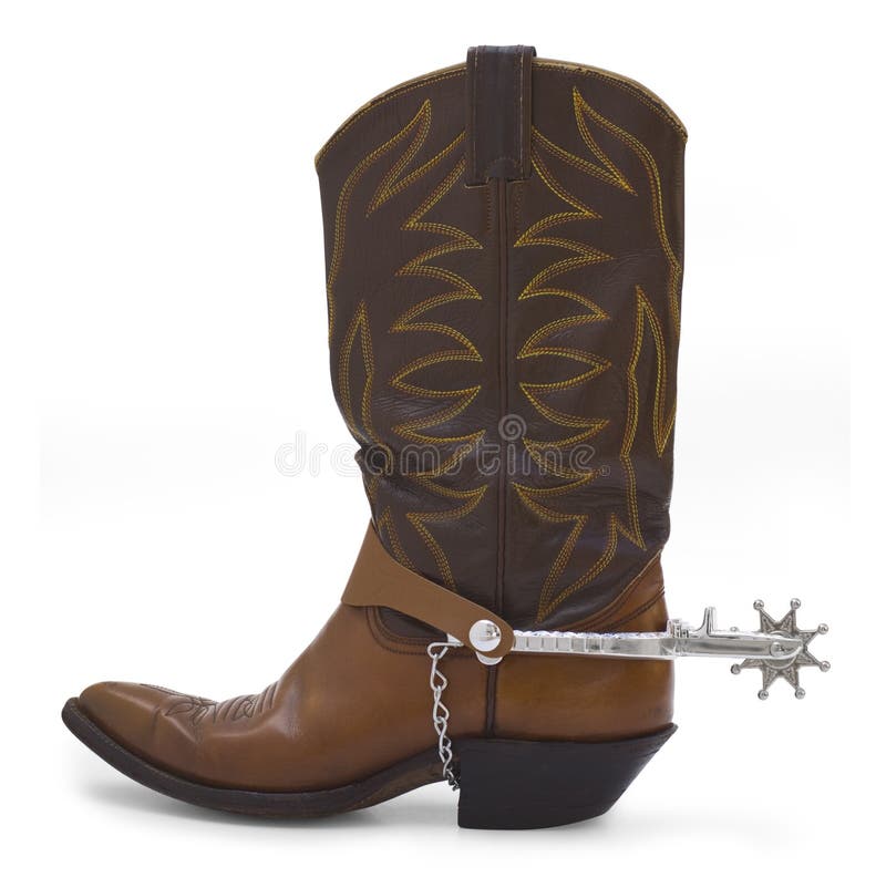 Boot and spur stock photo. Image of spur, western, sherf - 11185470