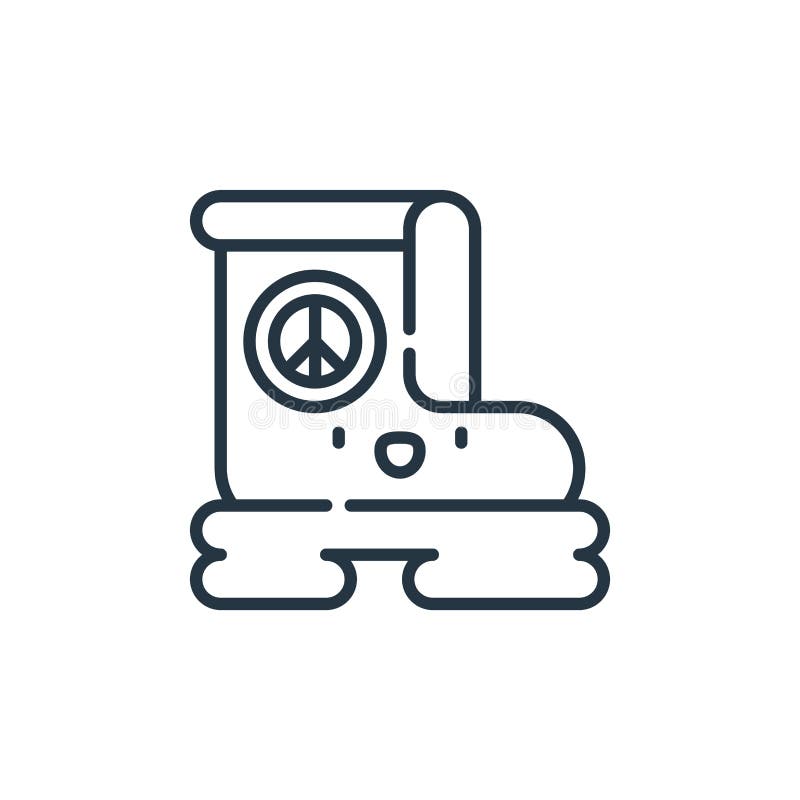 Boot Vector Icon. Boot Editable Stroke. Boot Linear Symbol for Use on ...