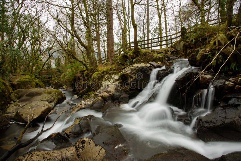 Boot waterfall, side view. stock photo. Image of majestic - 69356062