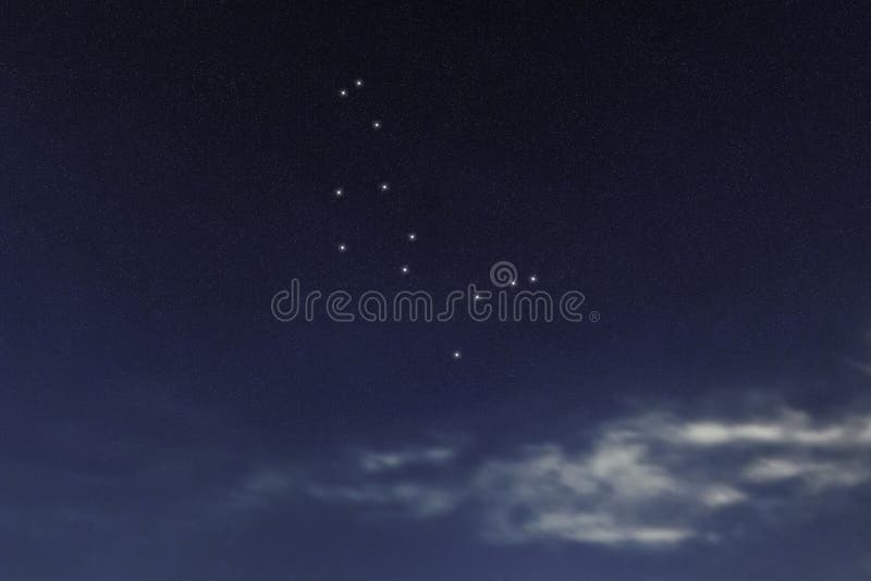 Bootes Constellation, Herdsman Constellation Stock Image - Image of ...