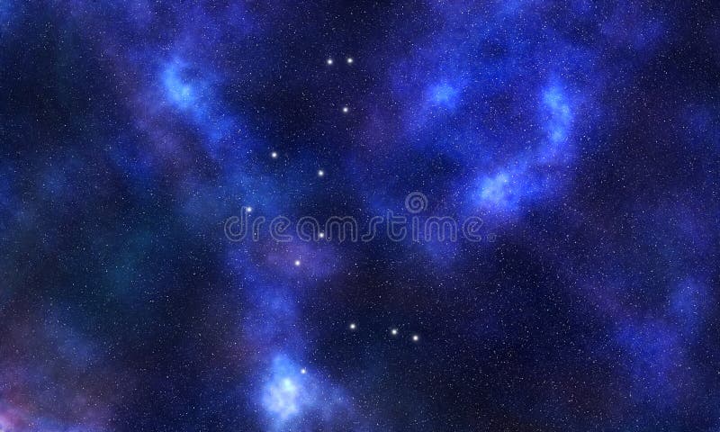 Bootes Star Constellation, Night Sky, Cluster of Stars, Deep Space ...