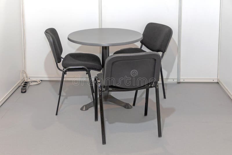 Booth Box Table stock image. Image of table, round, booth - 222996953