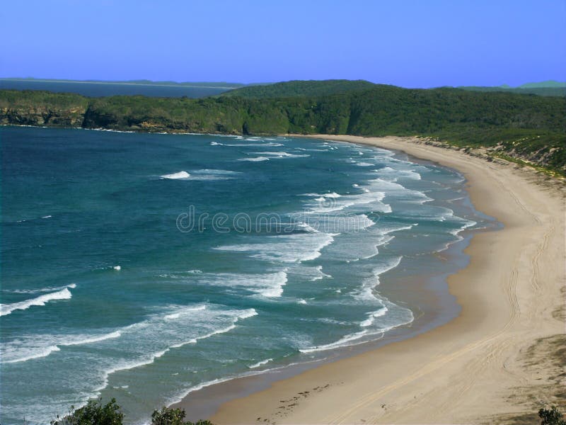 Sandy Beach - Botany Bay, Sydney, Australia Stock Image - Image of ...