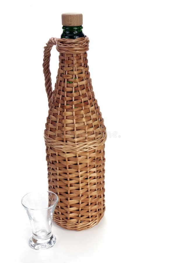 Old Traditional Wine Bottle Stock Photo - Image of clay, indigenous ...