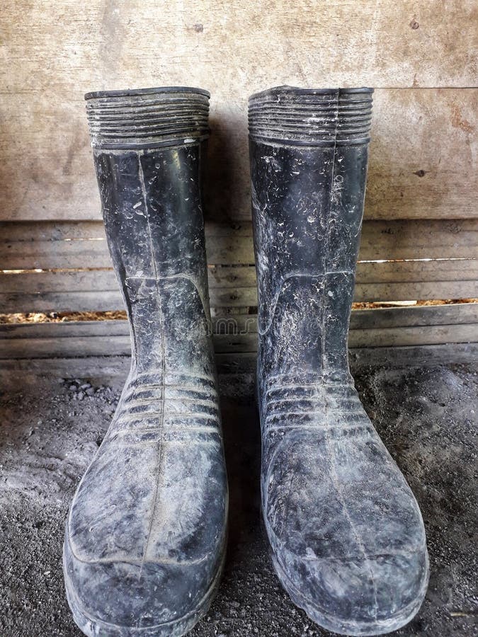 Boots that are Commonly Used for Work or Outdoor Activities, Made of ...