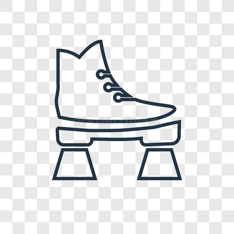 Boots Concept Vector Linear Icon Isolated on Transparent Background ...
