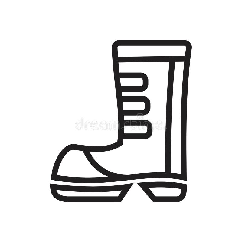 Boots Icon Template Black Color Editable. Boots Icon Symbol Flat Vector ...