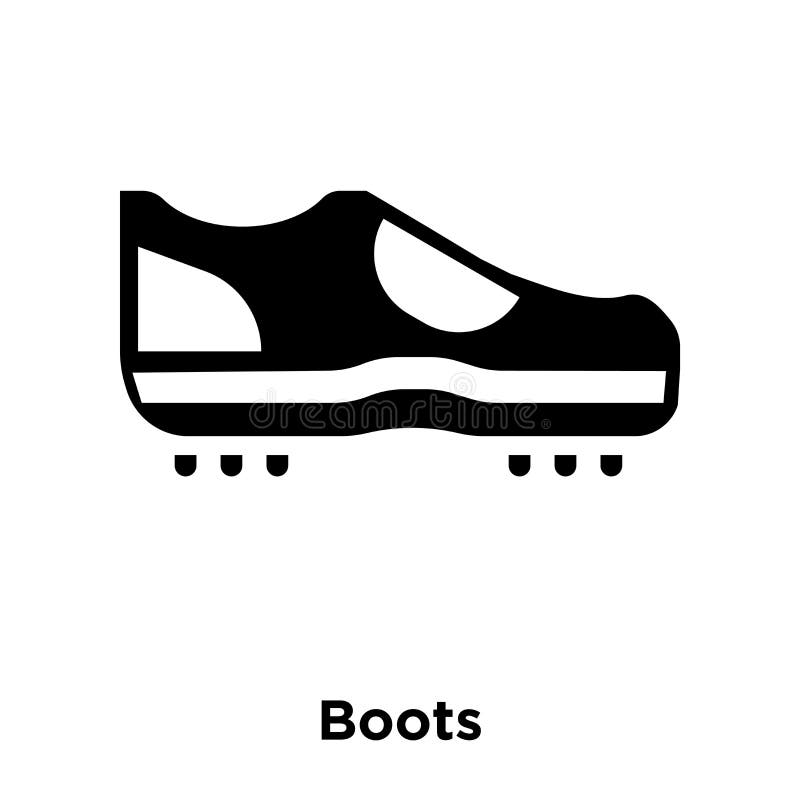 Boots Icon Vector Isolated on White Background, Logo Concept of Stock ...