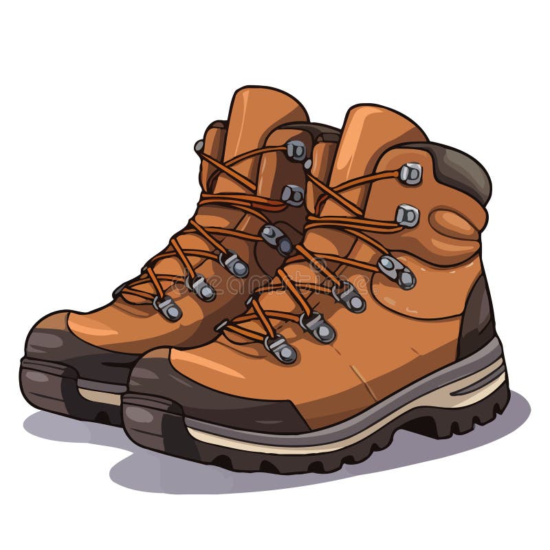 Hiking Boot Cartoon Graphic Stock Illustrations – 332 Hiking Boot ...