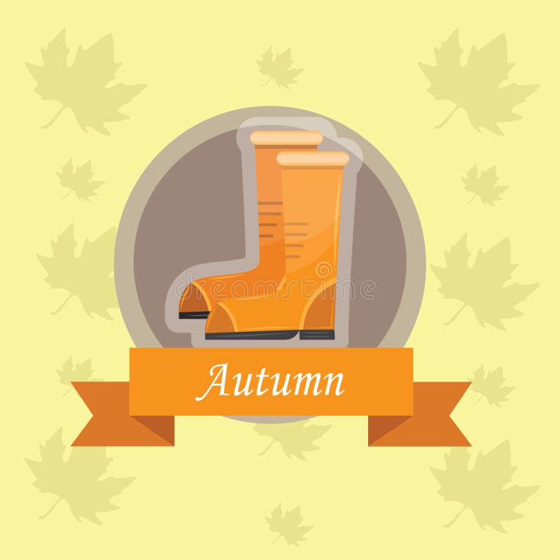 Boots Label. Vector Illustration Decorative Design Stock Vector ...