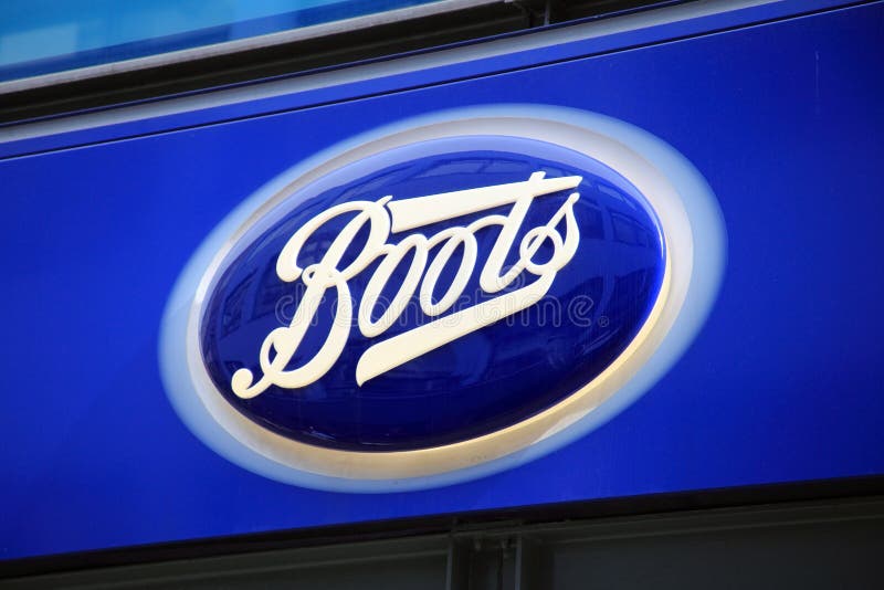 Boots Sign editorial photo. Image of chemist, logo, close - 19592331