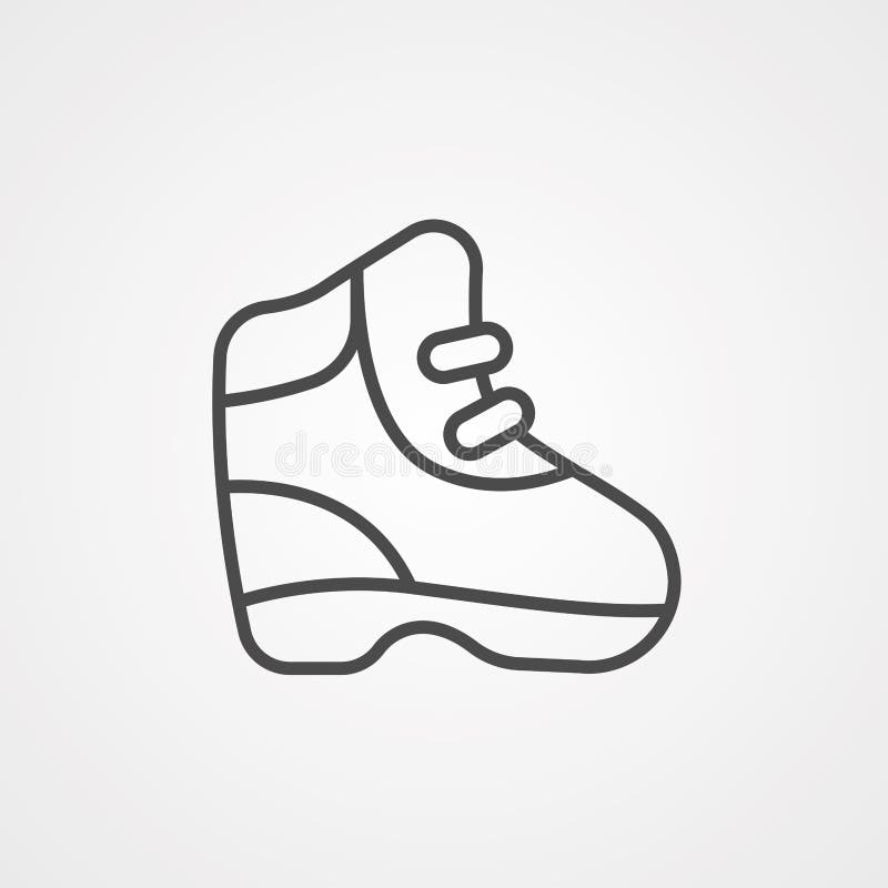 Boots Vector Icon Sign Symbol Stock Illustration - Illustration of ...