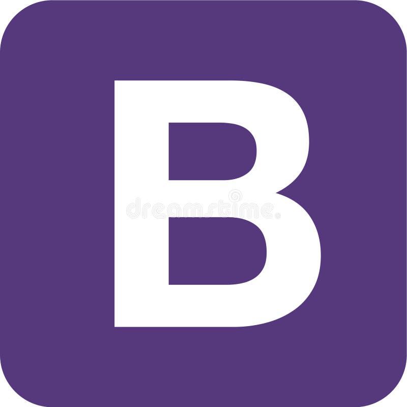 Bootstrap logo editorial stock photo. Illustration of optionally ...