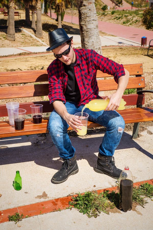 Boozing stock photo. Image of park, drunkard, drinking - 70806570