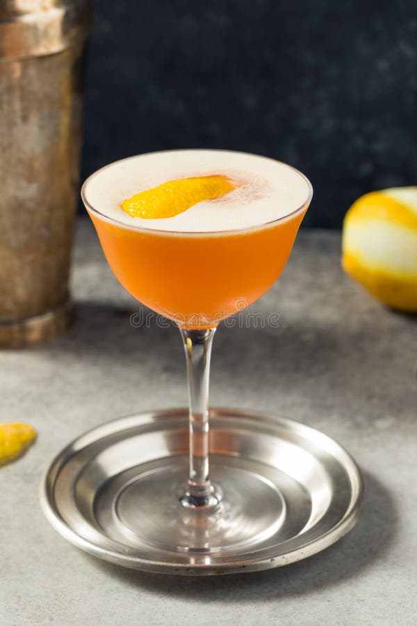 Boozy Cold Earl Grey Martini Cocktail Stock Image - Image of ...