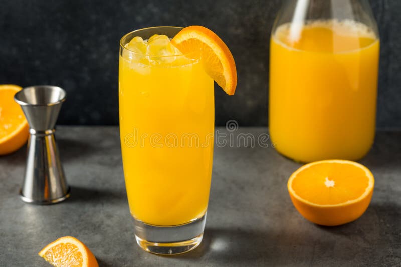 Boozy Cold Vodka Screwdriver Cocktail Stock Photo - Image of summer ...