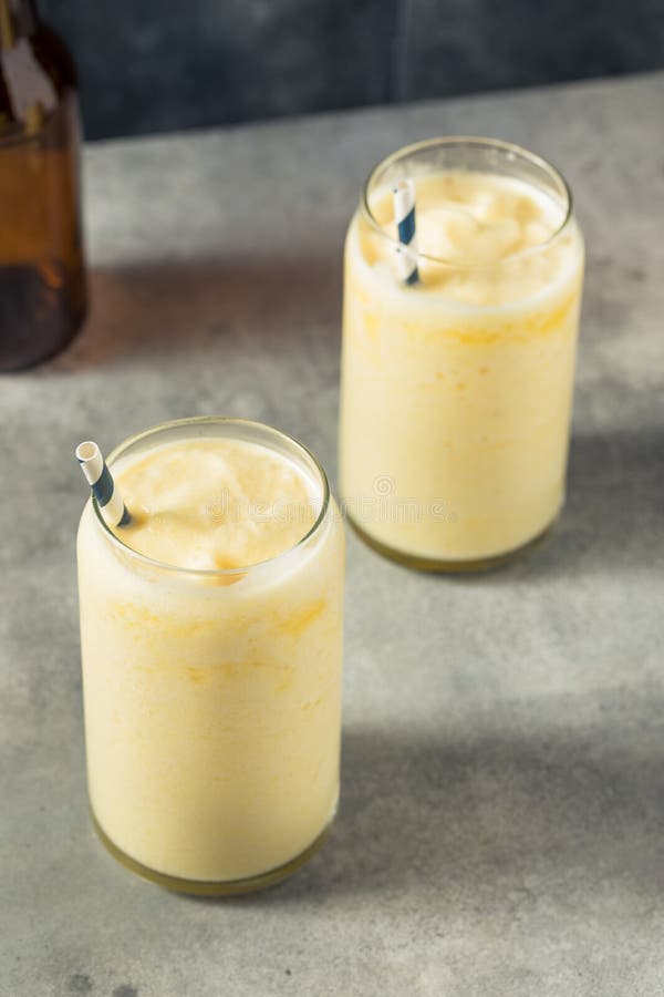 Boozy Frozen Beer Slushie stock image. Image of drink - 259365415
