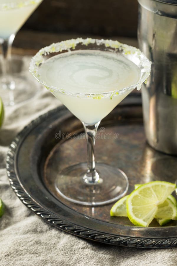 Boozy Lime Drop Martini stock image. Image of vodka - 179889069