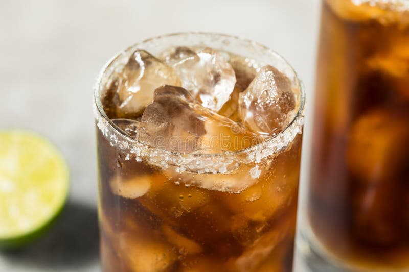 Boozy Mexican Batanga Cocktail Stock Photo - Image of glass, food ...