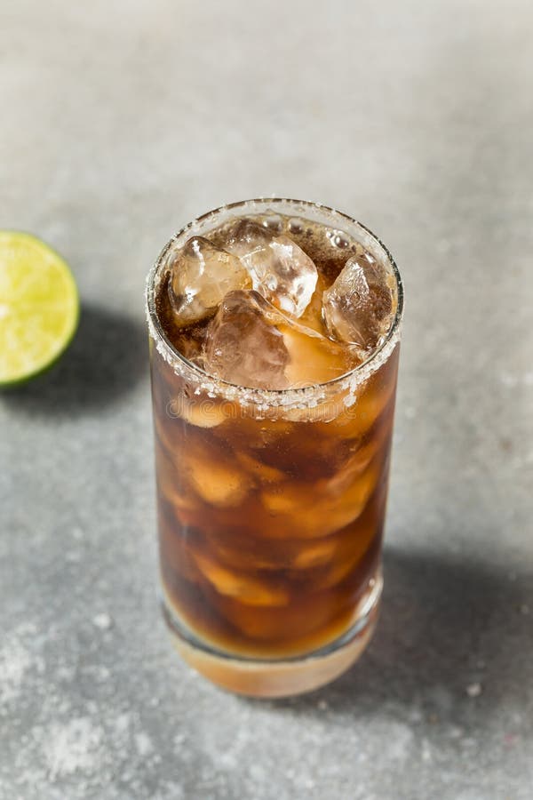 Boozy Mexican Batanga Cocktail Stock Image - Image of batanga, mexican ...