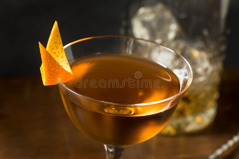 Boozy Refreshing Bamboo Cocktail Stock Photo - Image of whiskey, bamboo ...