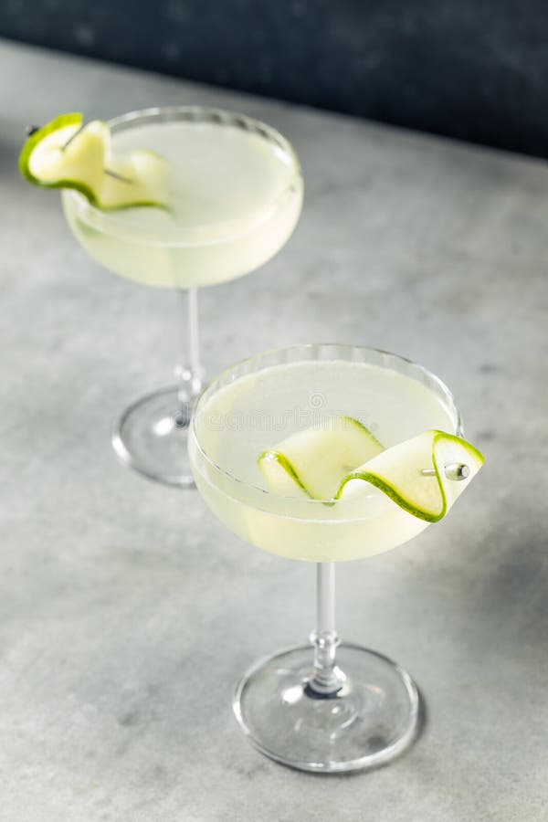 Boozy Refreshing Cold Saketini Cocktail Stock Image - Image of martini ...